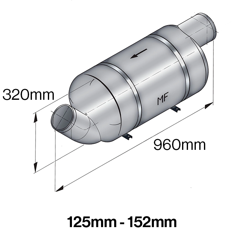 Vetus MF waterlock muffler – Vetus online